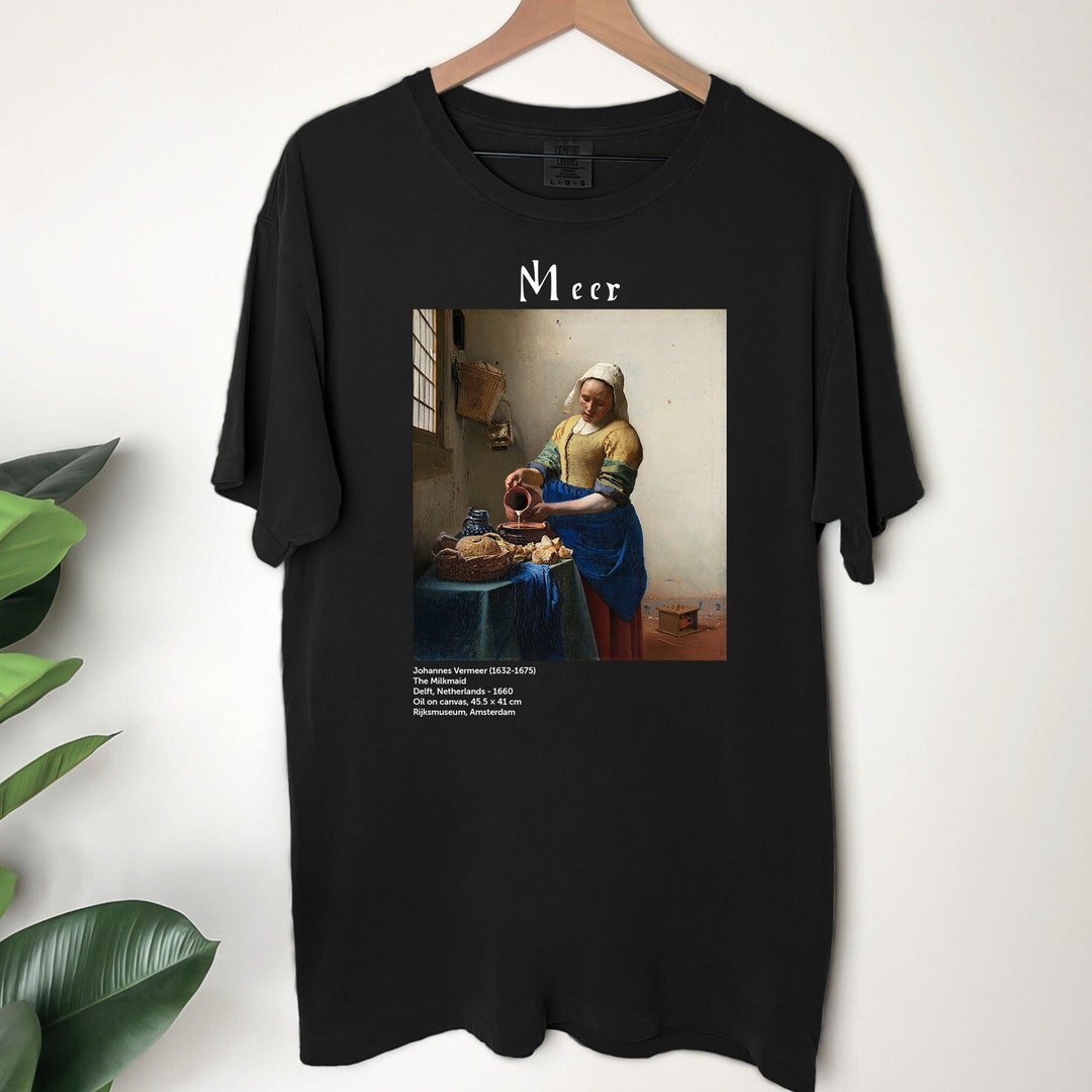 The Milkmaid by Johannes Vermeer • Original Comfort Colors® Shirt ...