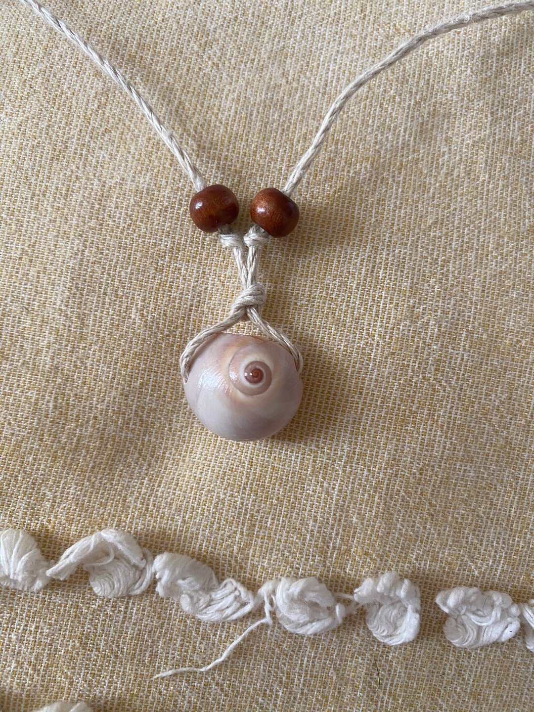 Moon Snail Shell Necklace - Etsy