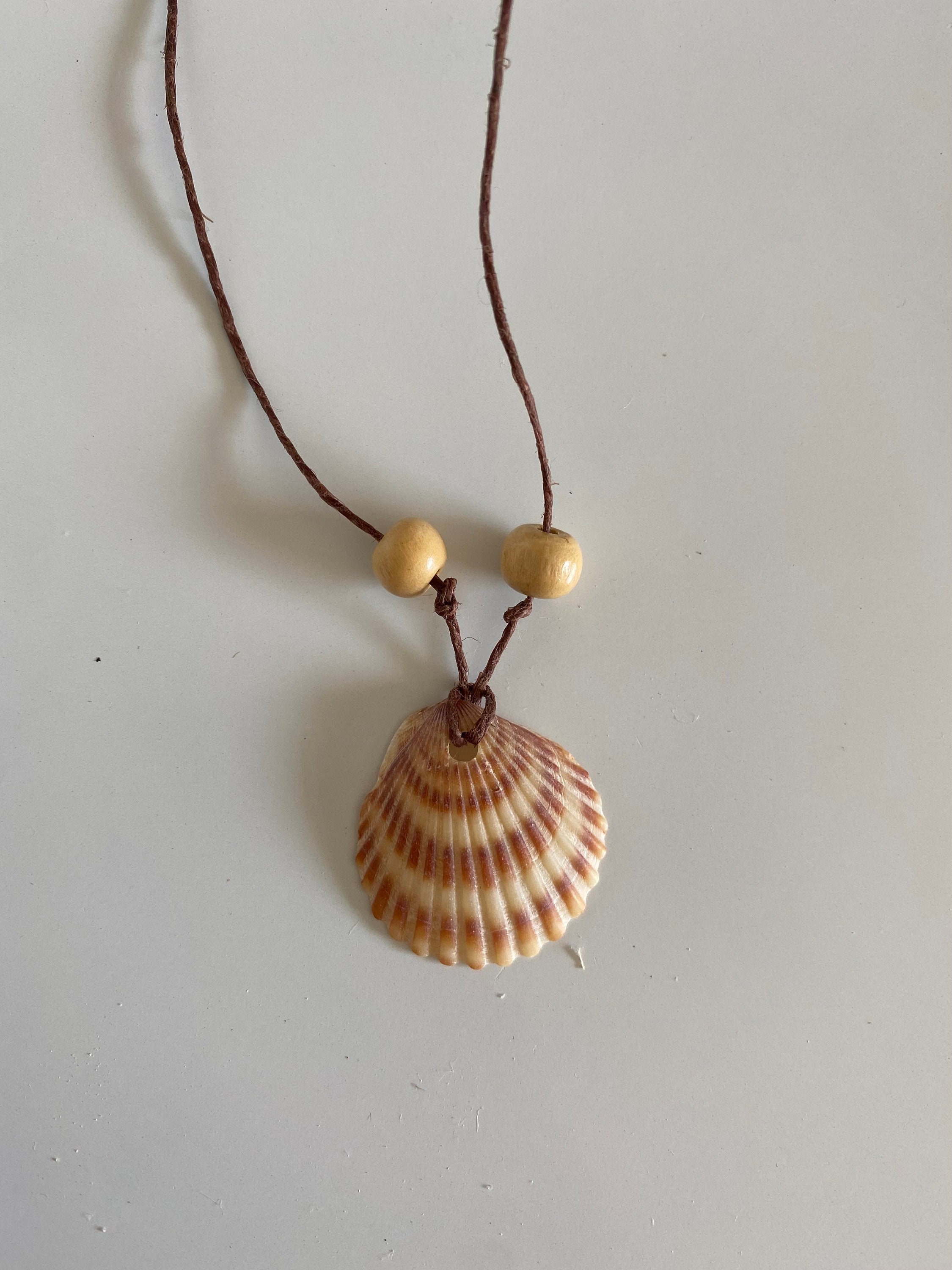 Scallop Shell Necklace - Etsy