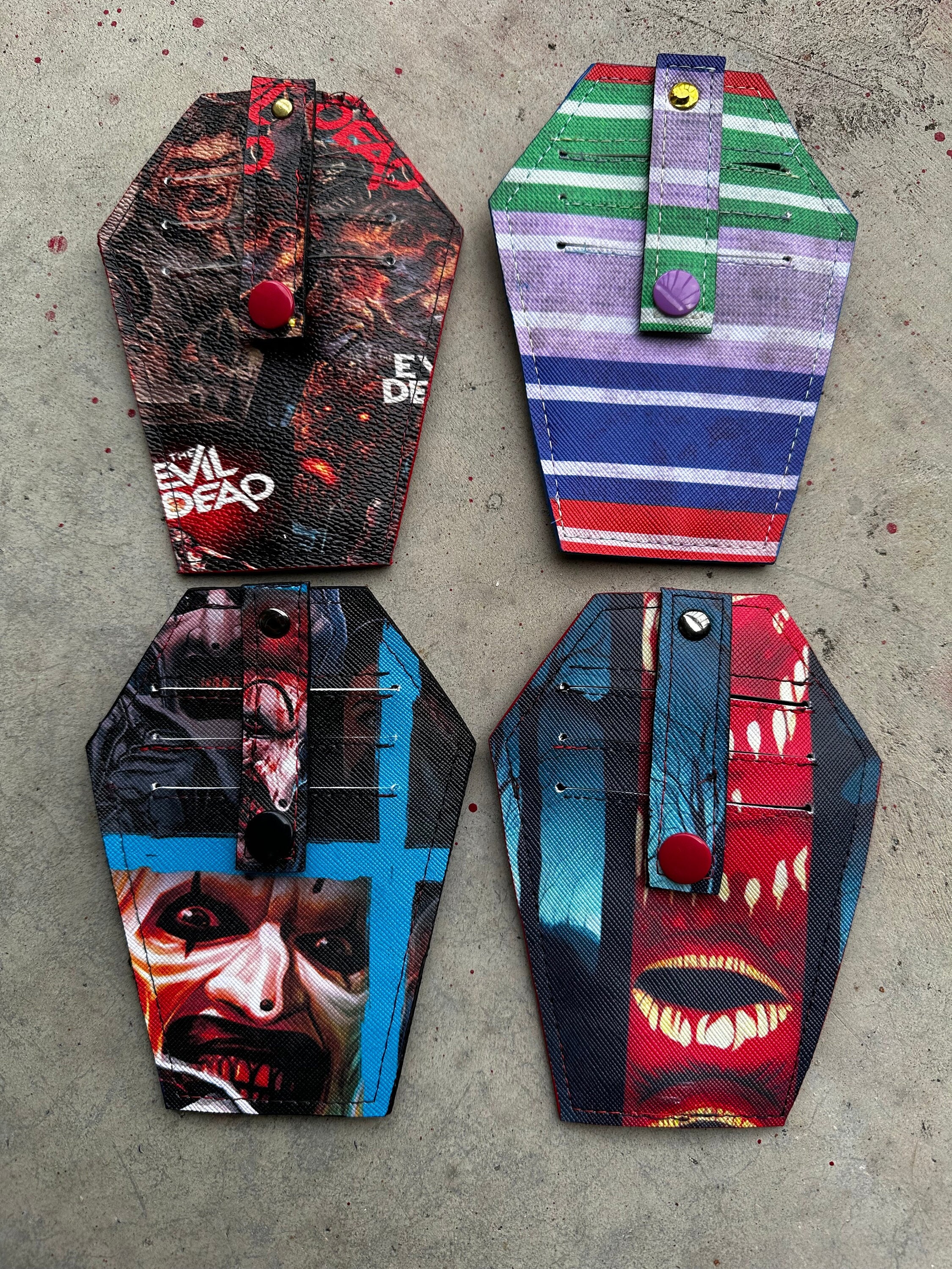 Small Horror Coffin Card Holder Coffin Wallet Groovy Guy - Etsy