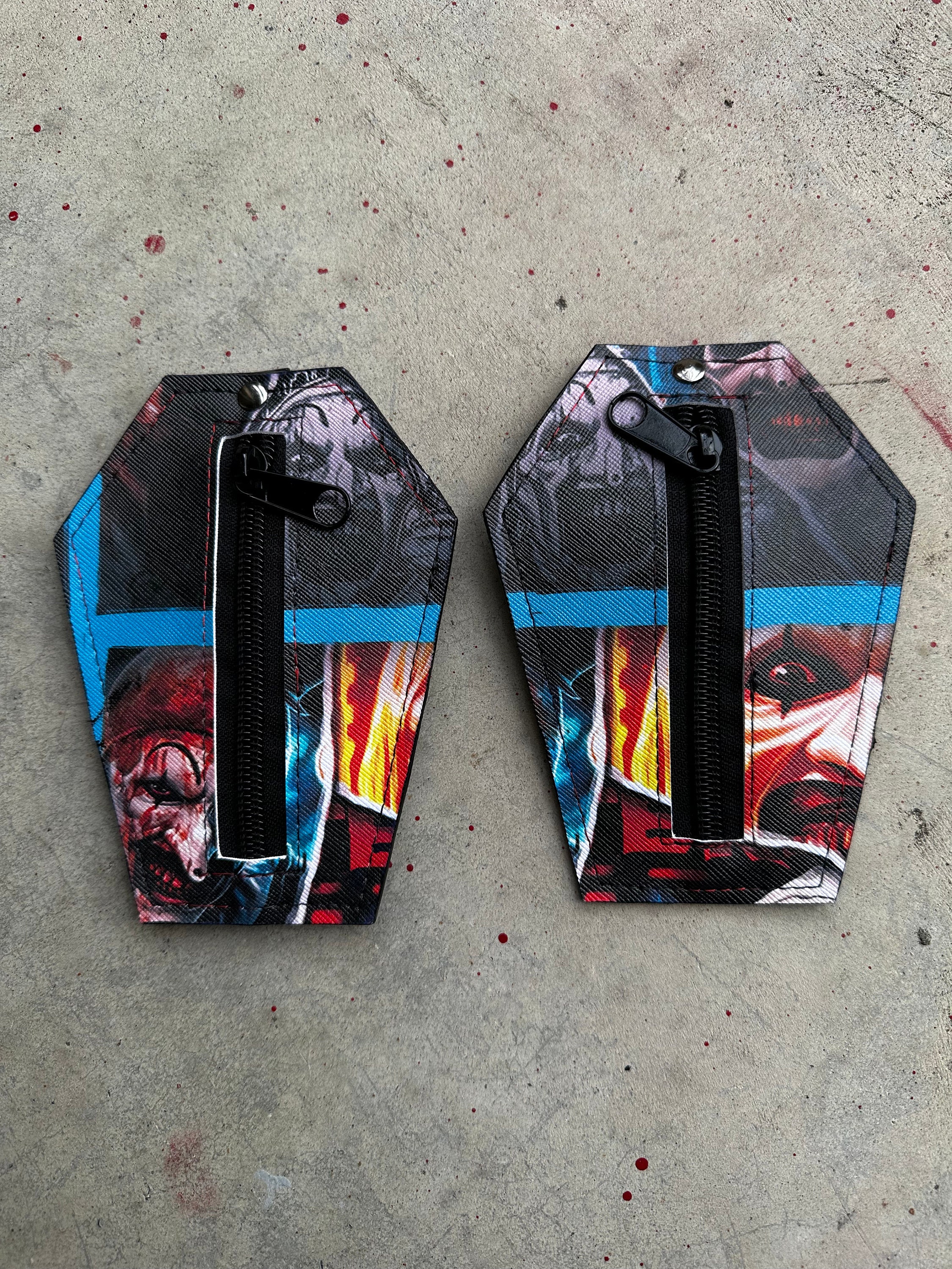 Small Horror Coffin Card Holder Coffin Wallet Groovy Guy - Etsy