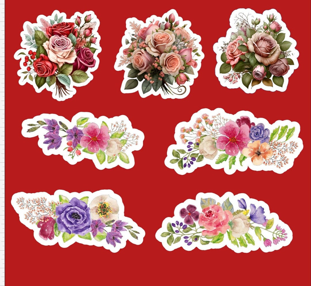 Create Vibrant Laptop Stickers With Springtime Flowers Fun, Blooming ...