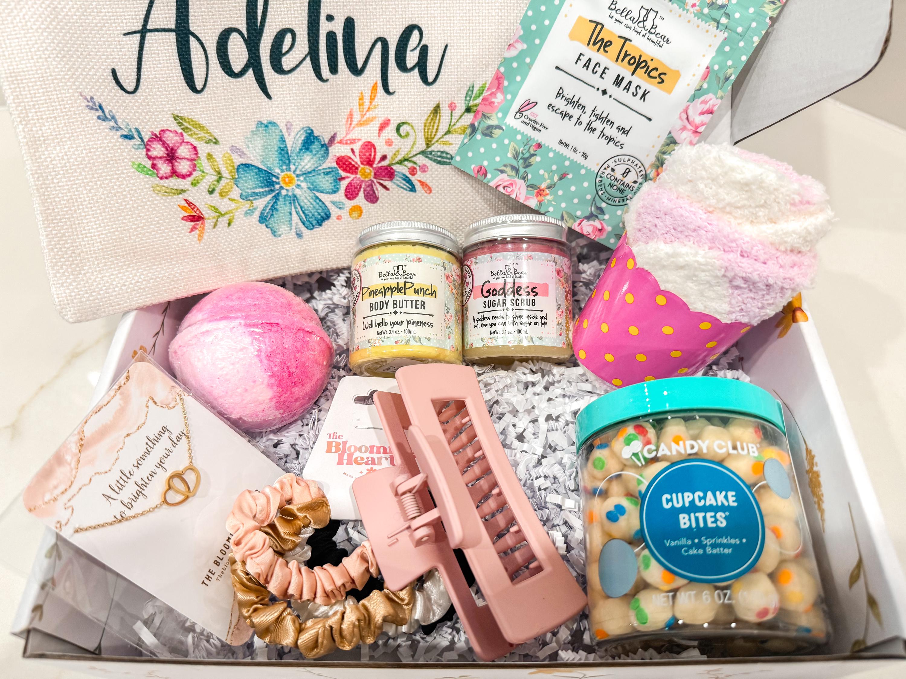 Teen or Tween Girl Birthday Gift Personalized / Teenager Gift Basket ...