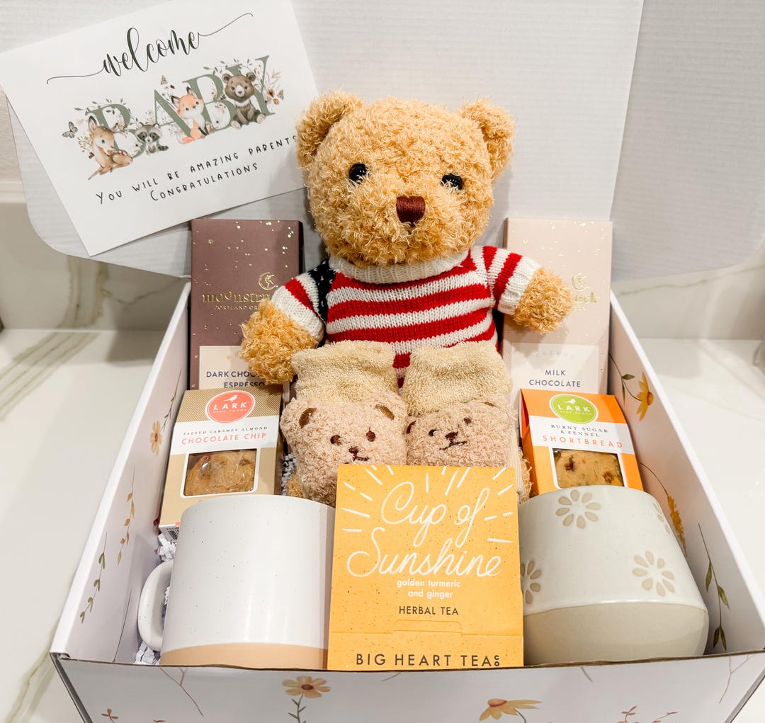 New Parents Gift Basket / Expecting Parents Gift Box / New Mom and Dad ...