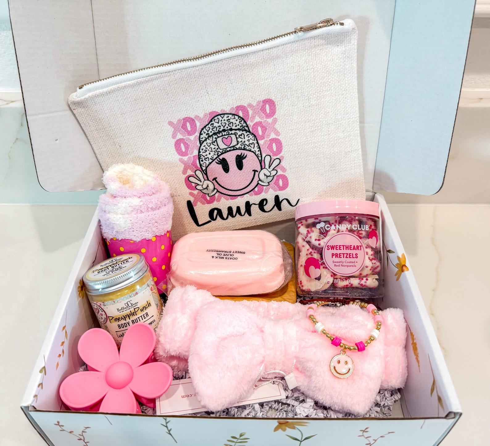 Personalized Tween or Teen Girl Gift Box / Valentines Gift Basket for ...