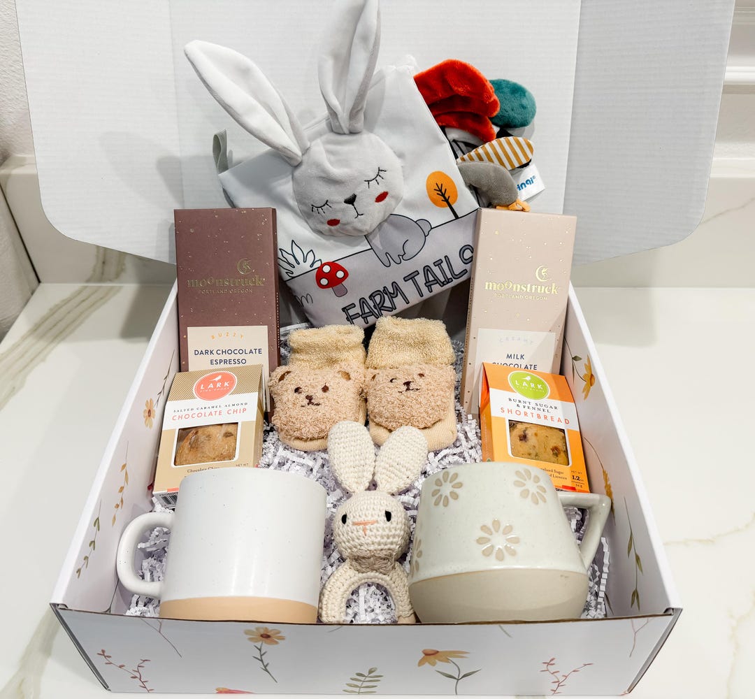 New Parents Gift Basket / Expecting Parents Gift Box / New Mom and Dad ...