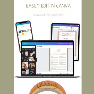 Birth Plan & Checklist Bundle Canva Template Digital Download - Etsy