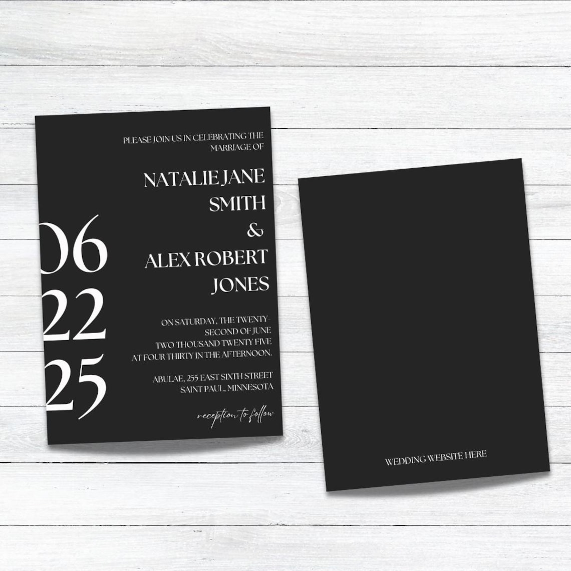 Customizable Wedding Invitation Template, Invitation, Detail Page, RSVP ...