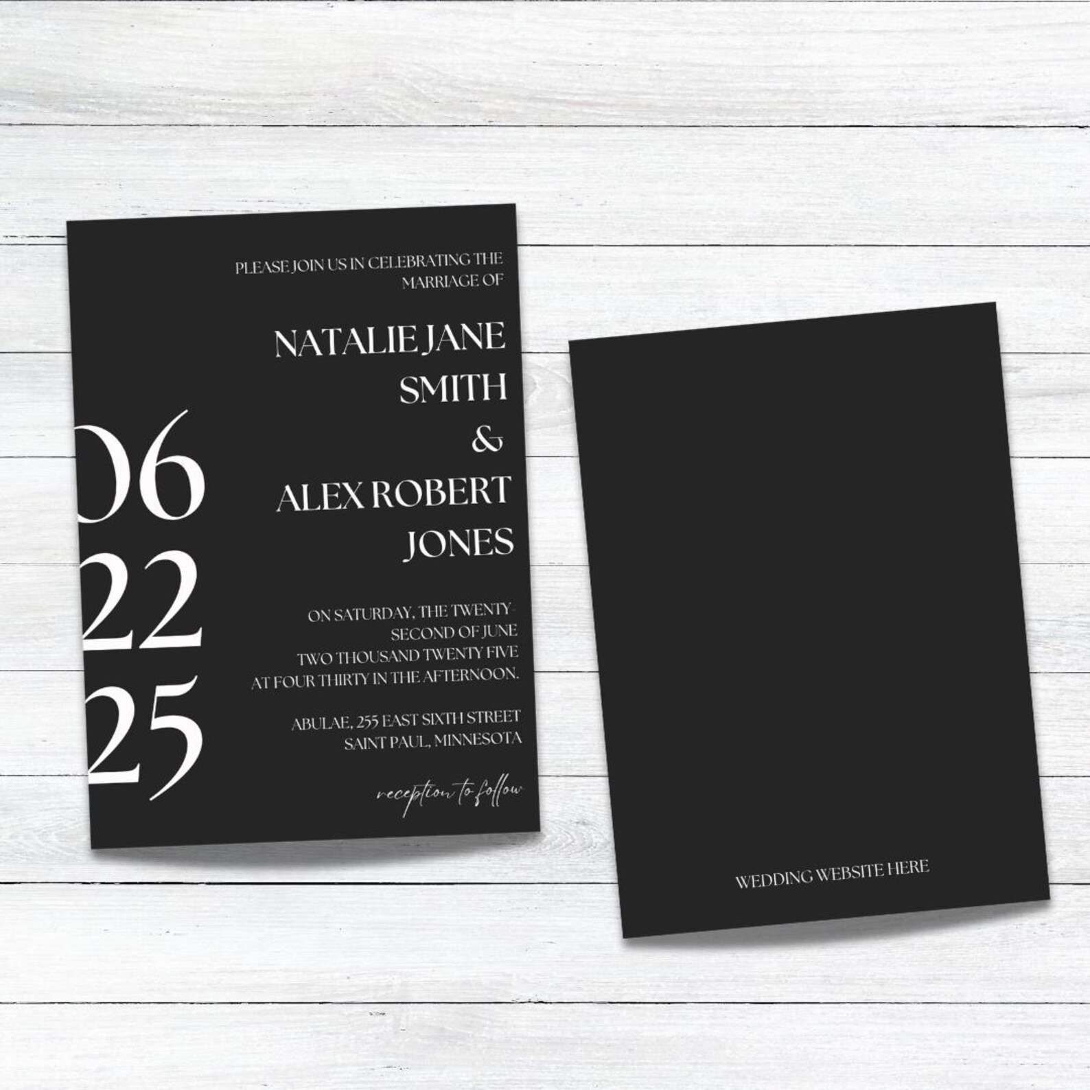 Customizable Wedding Invitation Template, Invitation, Detail Page, RSVP ...