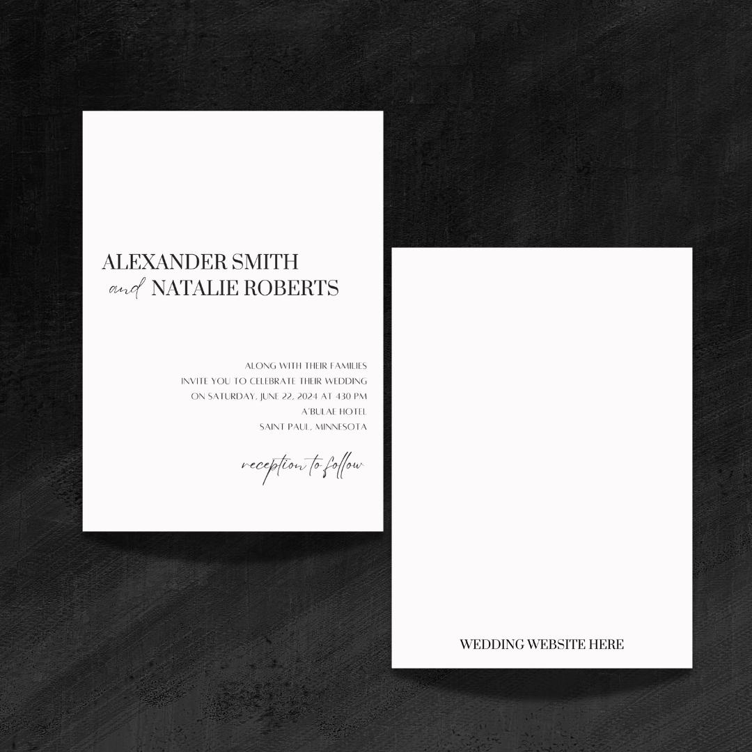 Editable Wedding Invitation Template, Invitation, Detail Page, RSVP ...