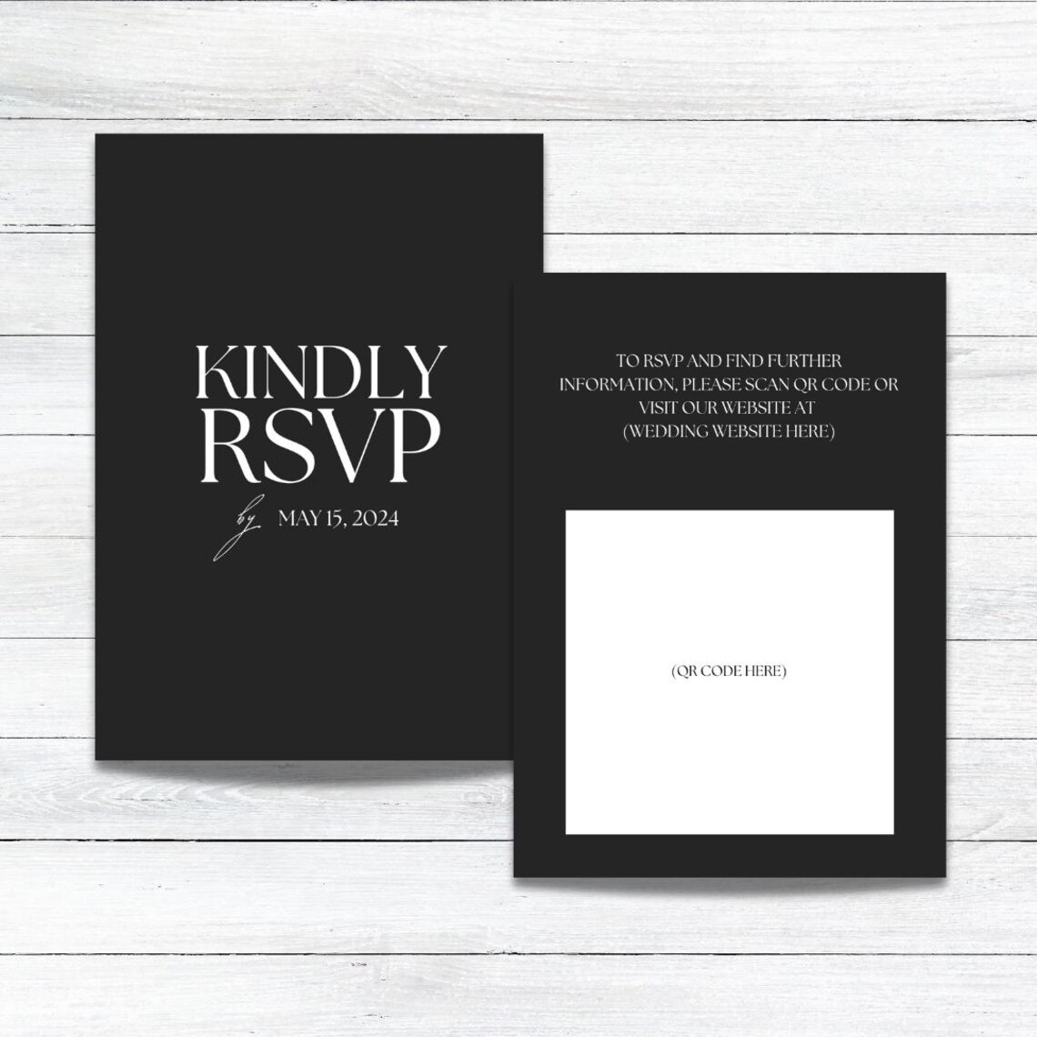 Customizable Wedding Invitation Template, Invitation, Detail Page, RSVP ...