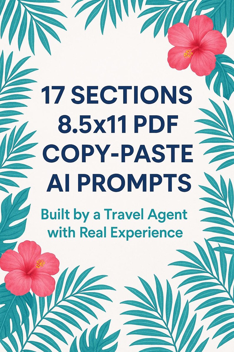 Vacation Packing List Printable: All-inclusive Checklist (PDF) - Etsy