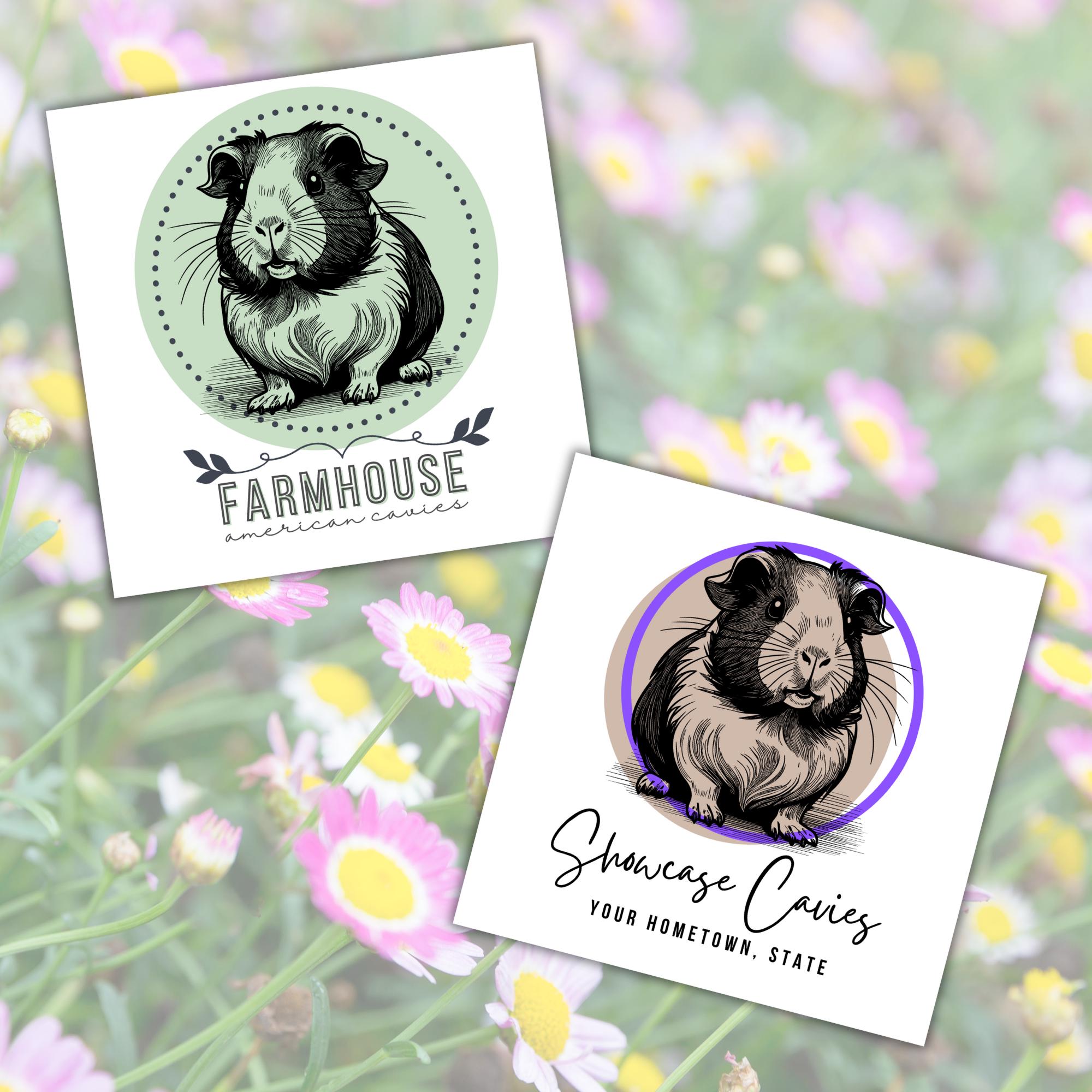 Custom DIY Canva Logo | Cavy Logo Template | Canva Template | Cavy PNG ...