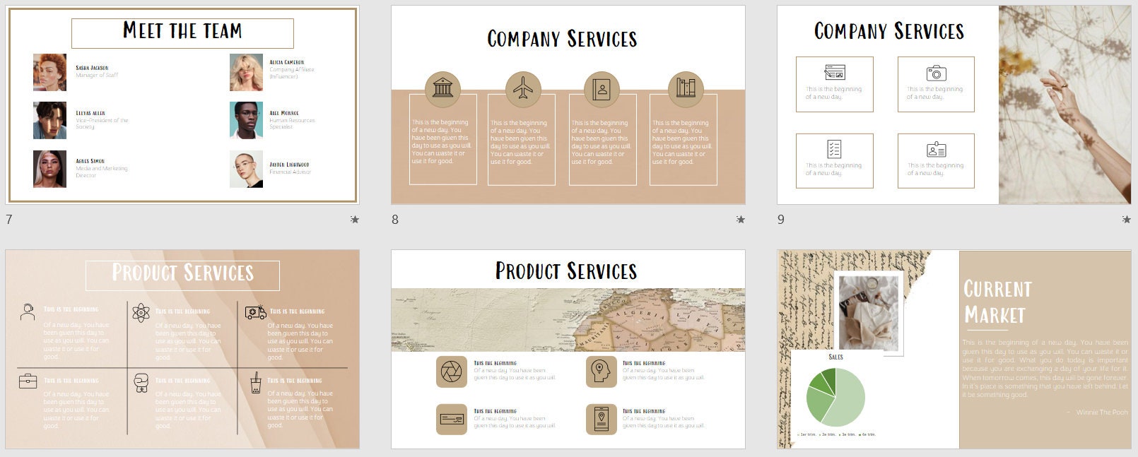 Powerpoint Template - Etsy