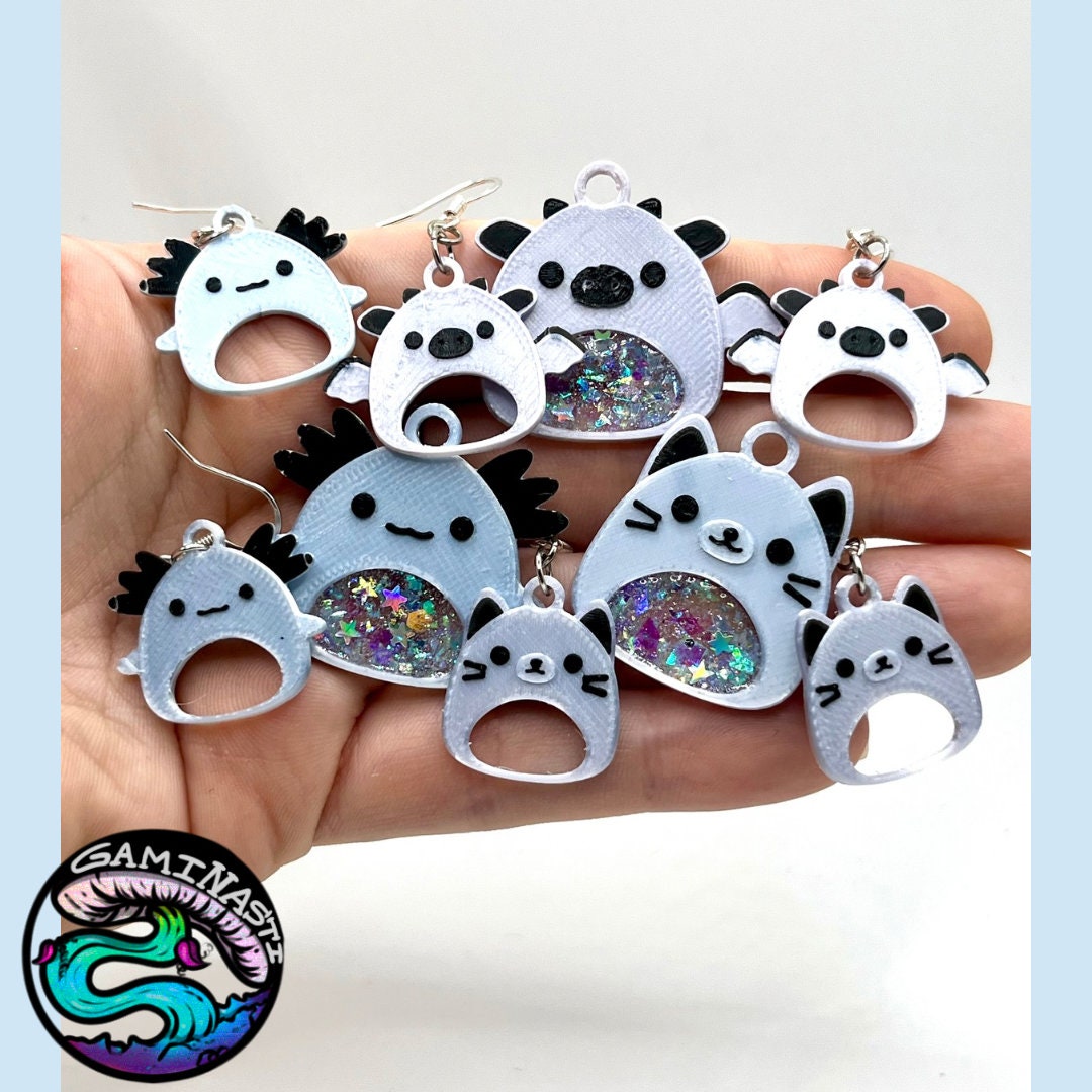 Print Your Own Squishmallow Pendant Set I - STL Design for 3D Printers ...