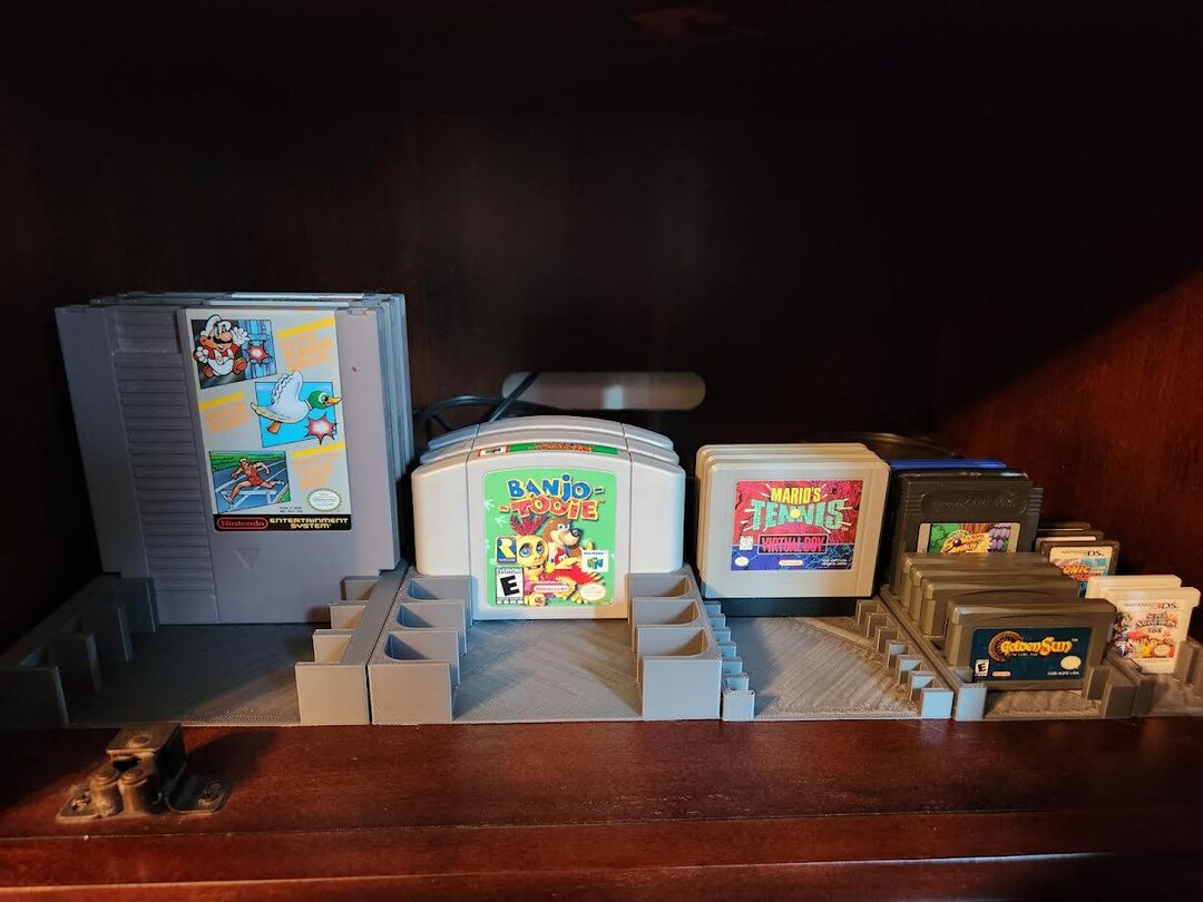 Video Game Cartridge Storage Tray - Etsy