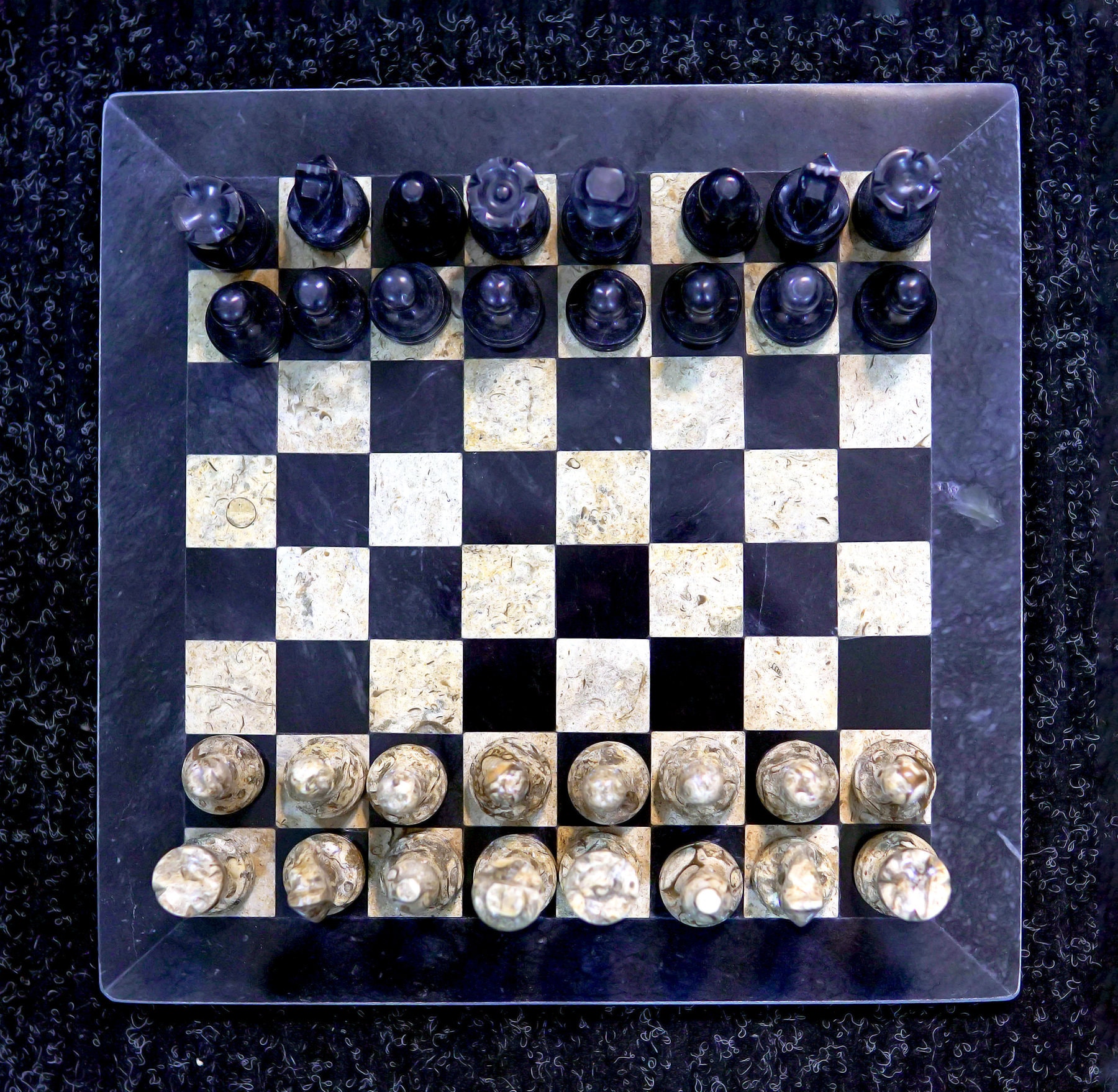 Handmade Chess Board Chess Board Game Chess Set With Board Marble Chess ...