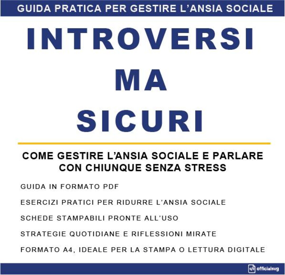 Practical Guide for Introverts – Printable PDF Exercises - Social Anxiety Guide - Etsy