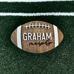 Football Baby Name Announcement Newborn Photo Prop Hospital Name Sign ...