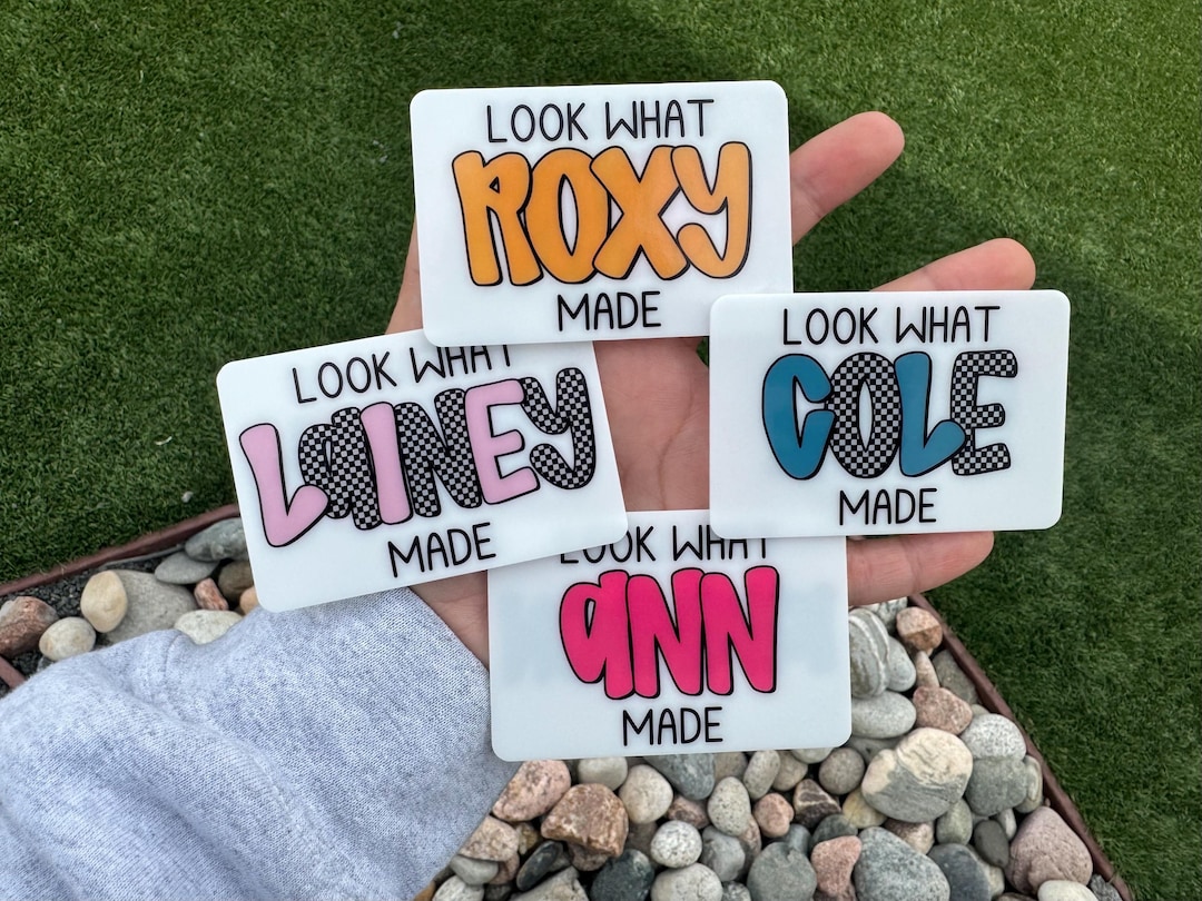 Personalized Look What I Made Magnet, Kids Magnet, Artwork Magnet, Kids ...