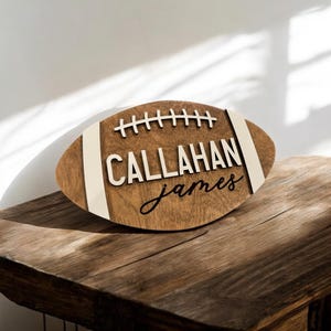 Football Baby Name Announcement - Newborn Photo Prop - Hospital Name ...