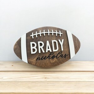 Football Baby Name Announcement Newborn Photo Prop Hospital Name Sign ...