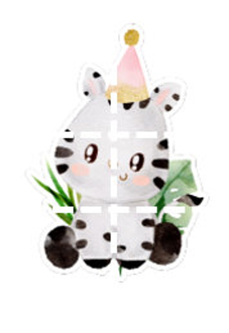 Safari Cake Topper Jungle Cake Topper Elephant Safari - Etsy