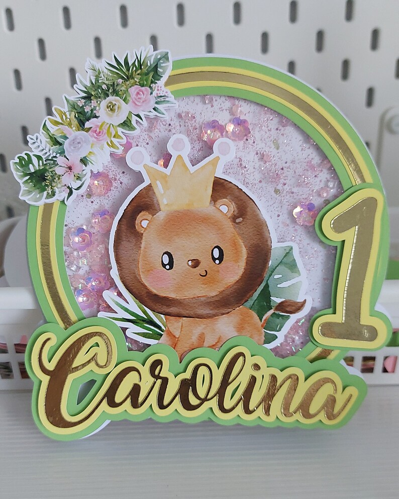 Safari Cake Topper Jungle Cake Topper Elephant Safari - Etsy