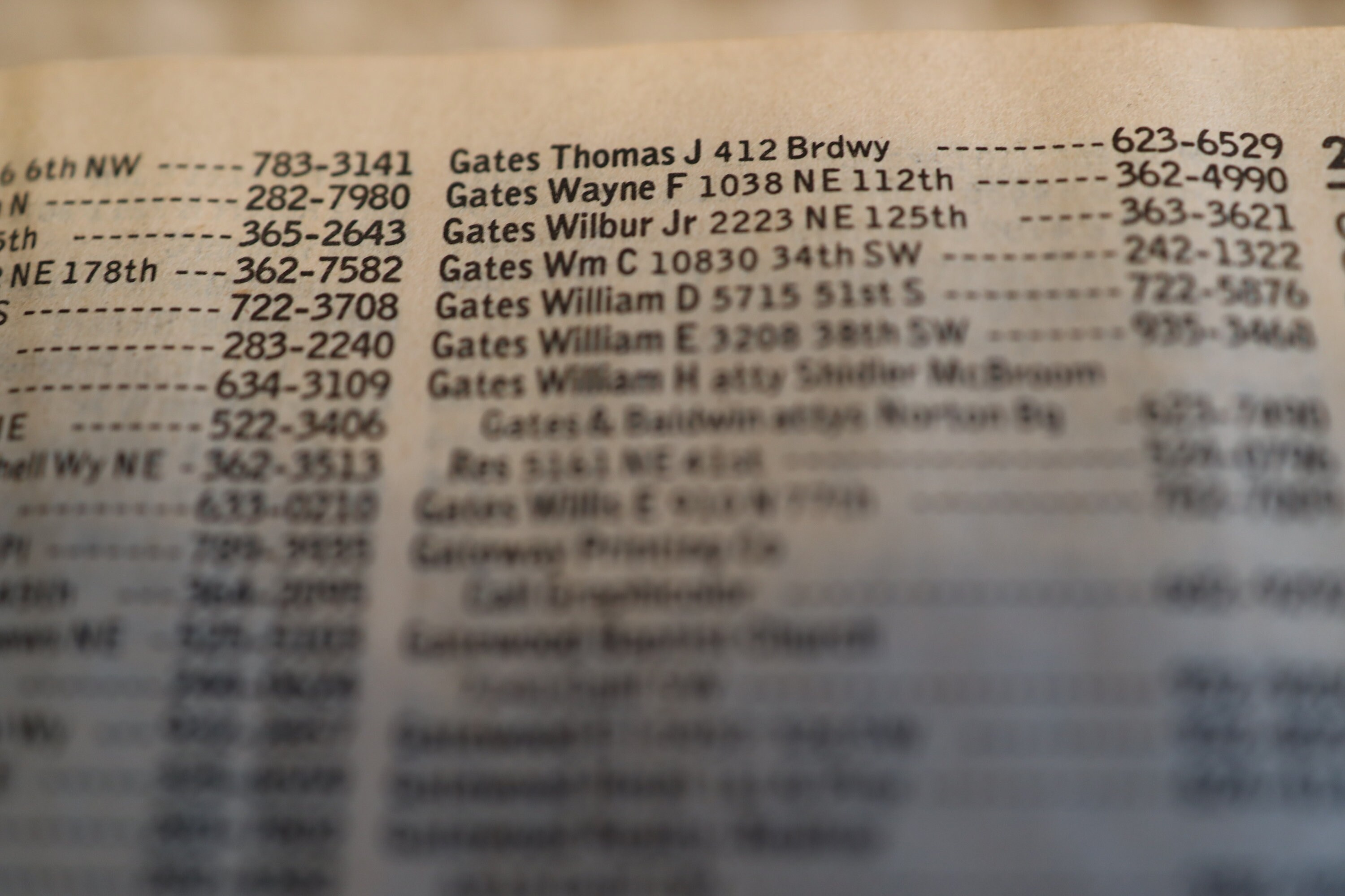 Seattle 1974 Pacific Northwest Bell Phone Book - Etsy