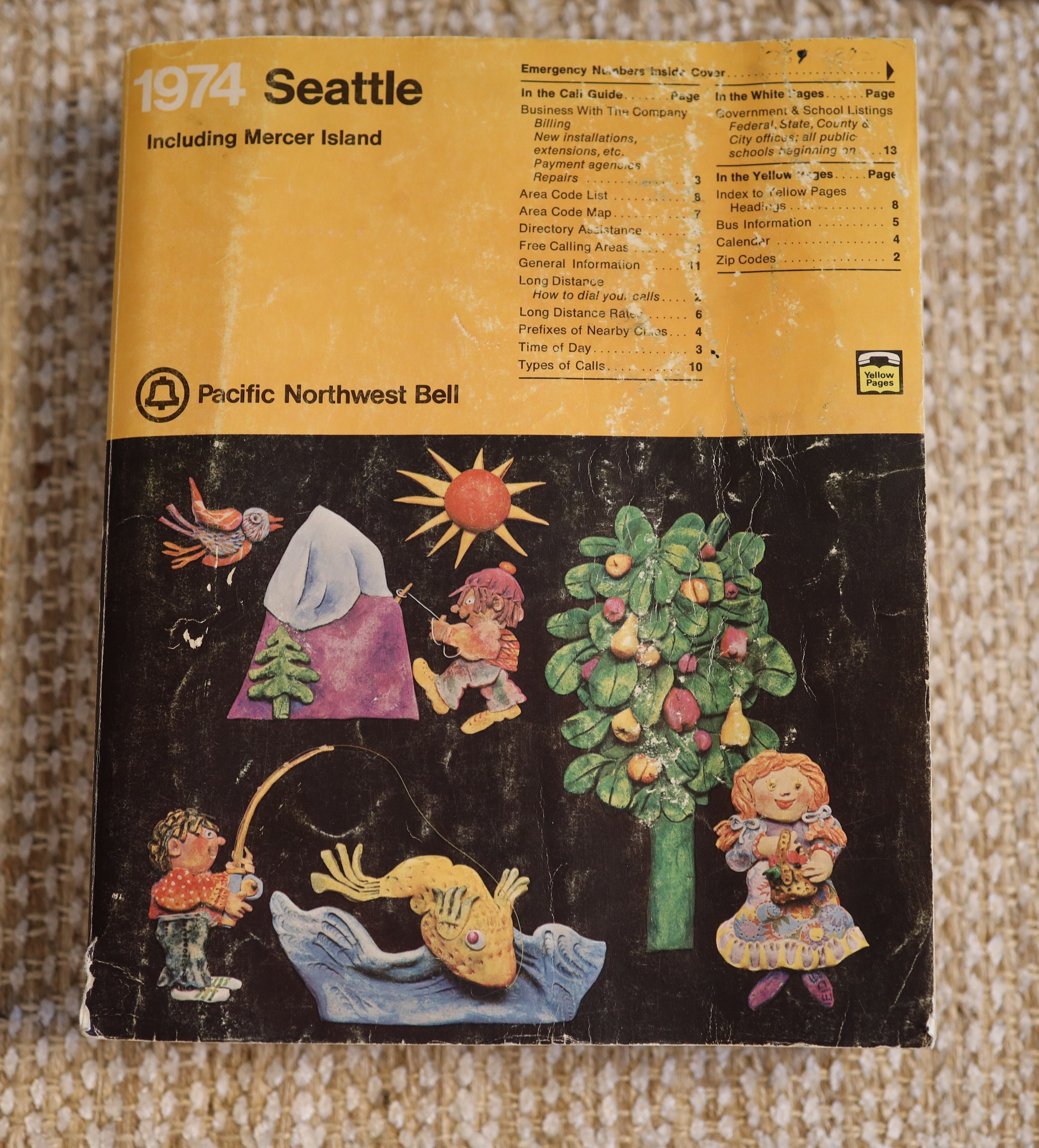 Seattle 1974 Pacific Northwest Bell Phone Book - Etsy