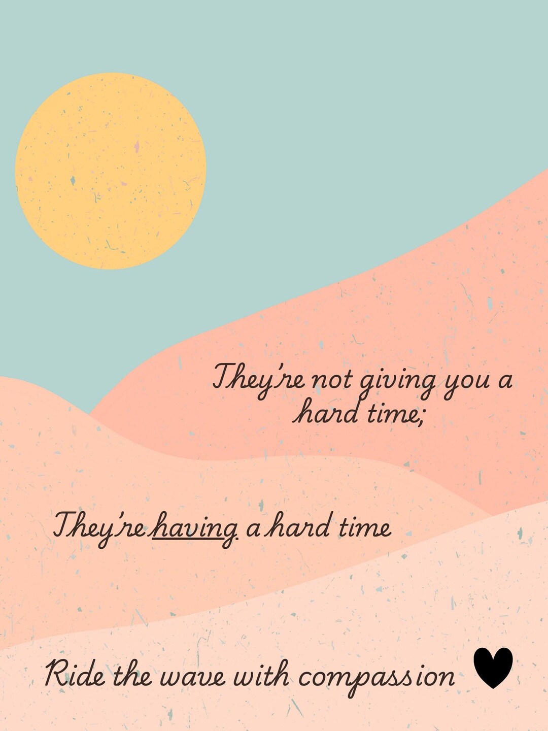 Having a Hard Time Poster - Etsy