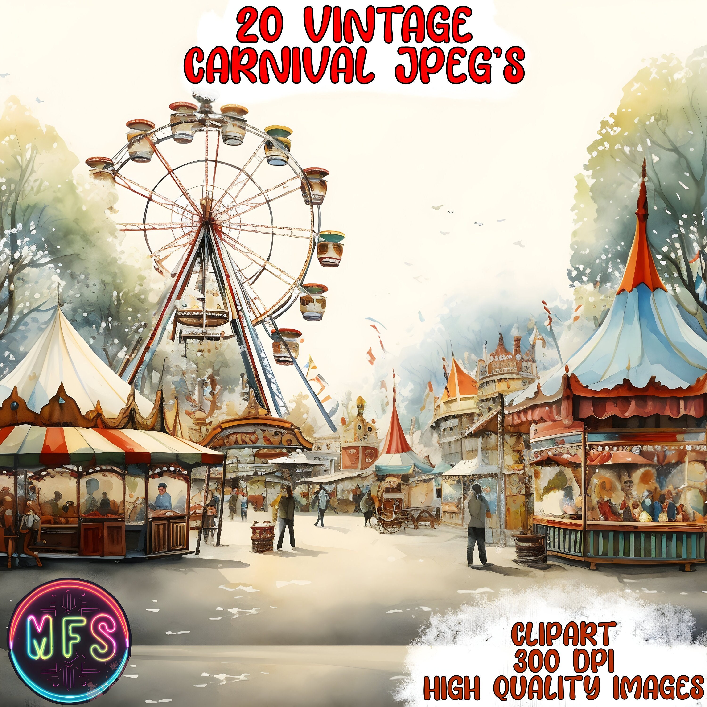 Vintage Fair Clip Art