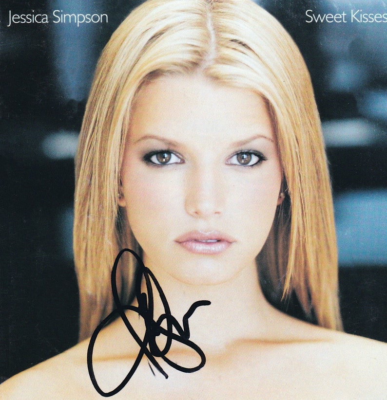 Jessica Simpson Sweet Kisses Album Signed - Etsy
