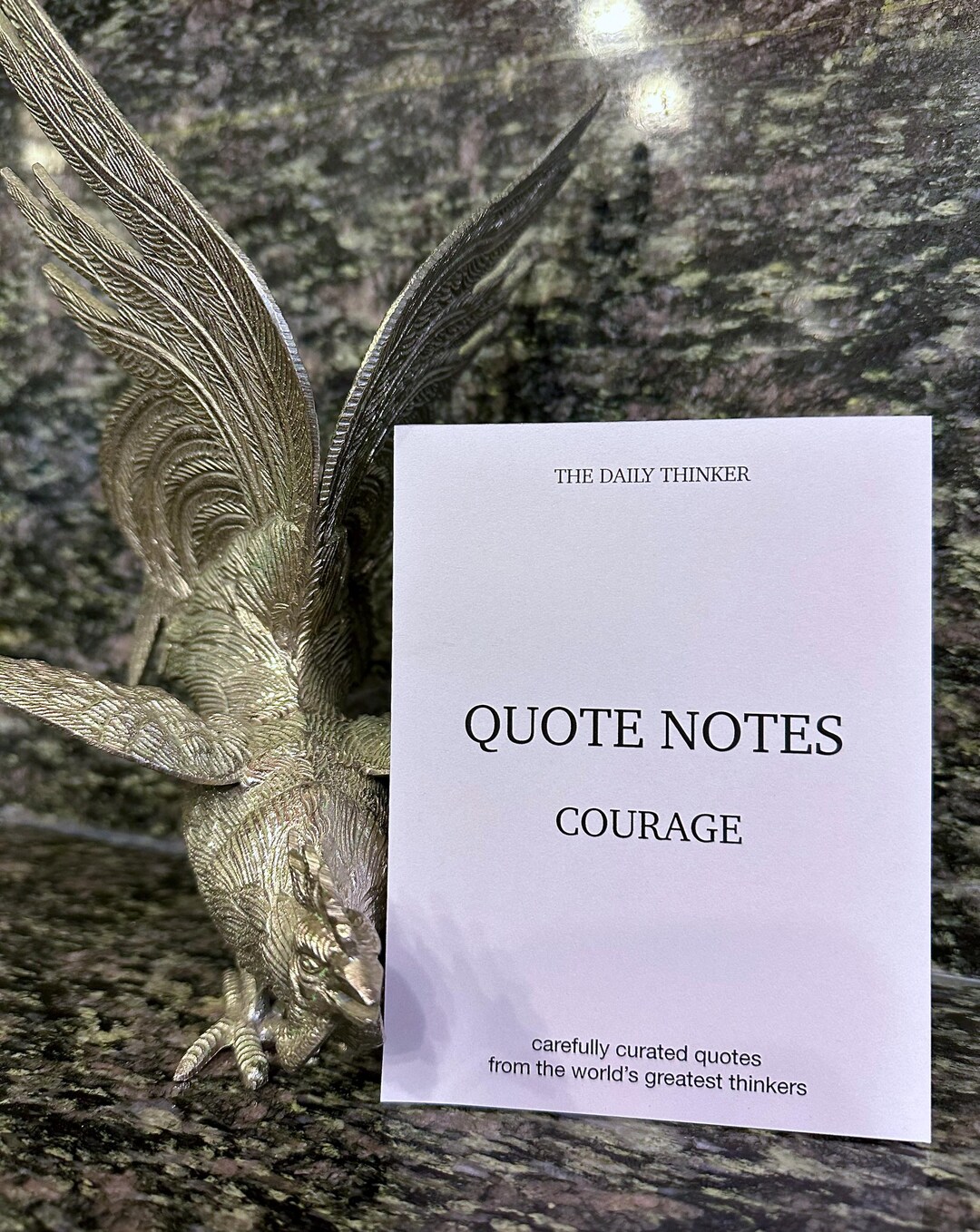Courage Quote Notepad: Literary Gift With Unique Quotes - Etsy