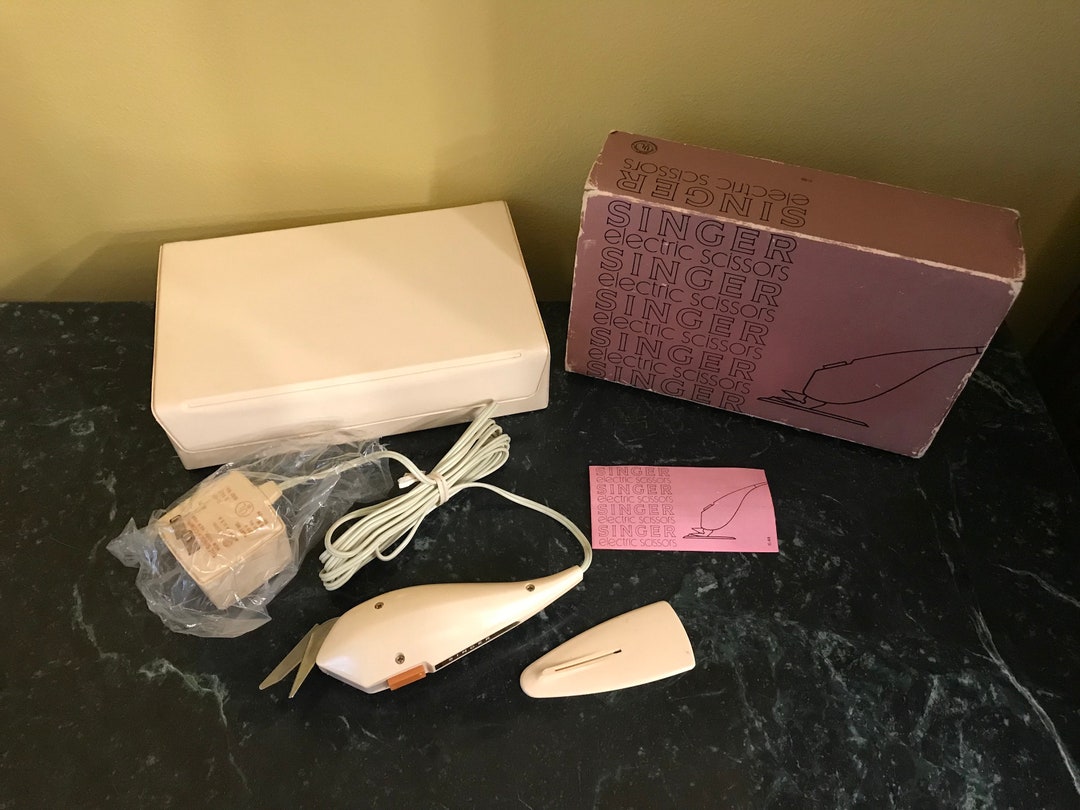 Vintage Singer Electric Scissors - Etsy