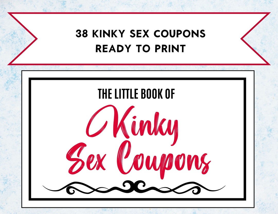 Kinky Sex Coupons Naughty Coupons Editable Kinky Coupons Etsy