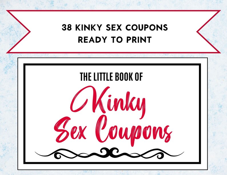 Kinky Sex Coupons Naughty Coupons Editable Kinky Coupons Etsy
