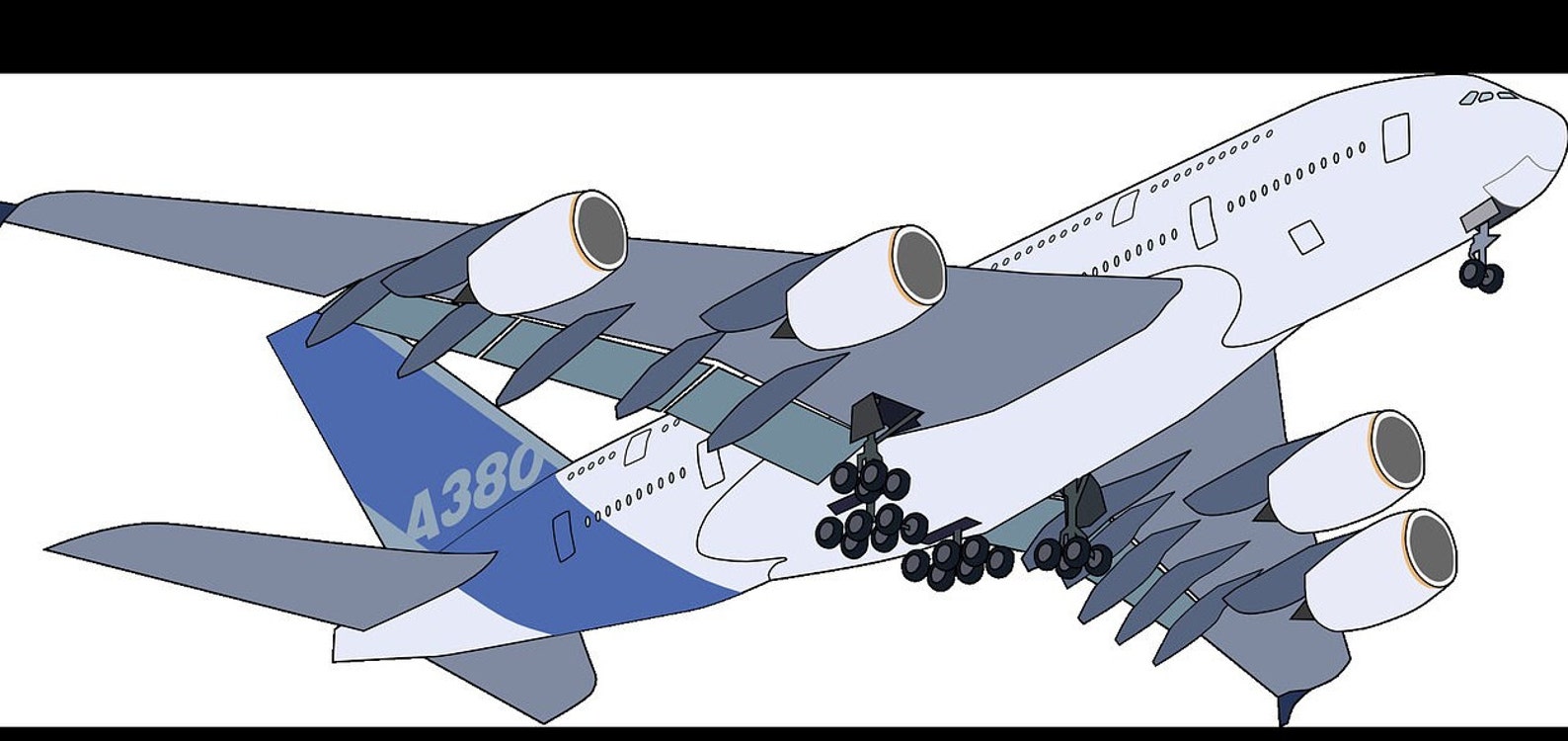 Airbus A380 Digital Print - Etsy