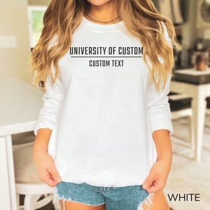 Custom College Shirts, Custom Design University Sweatshirt ...