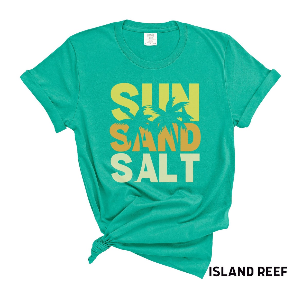 Sun Sand Salt Shirt, Comfort Colors Beach Shirt for Women / Men, Summer ...