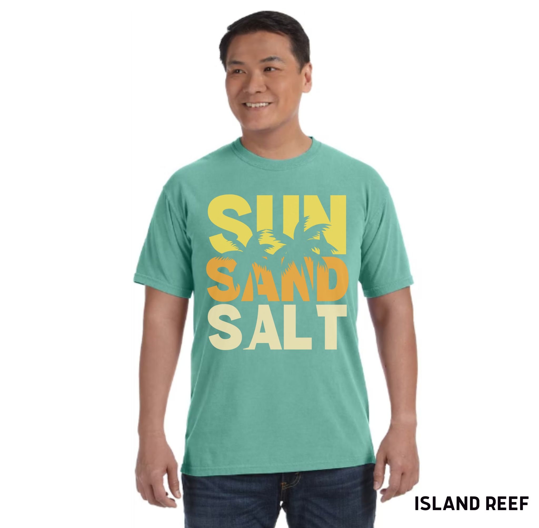Sun Sand Salt Shirt, Comfort Colors Beach Shirt for Women / Men, Summer ...