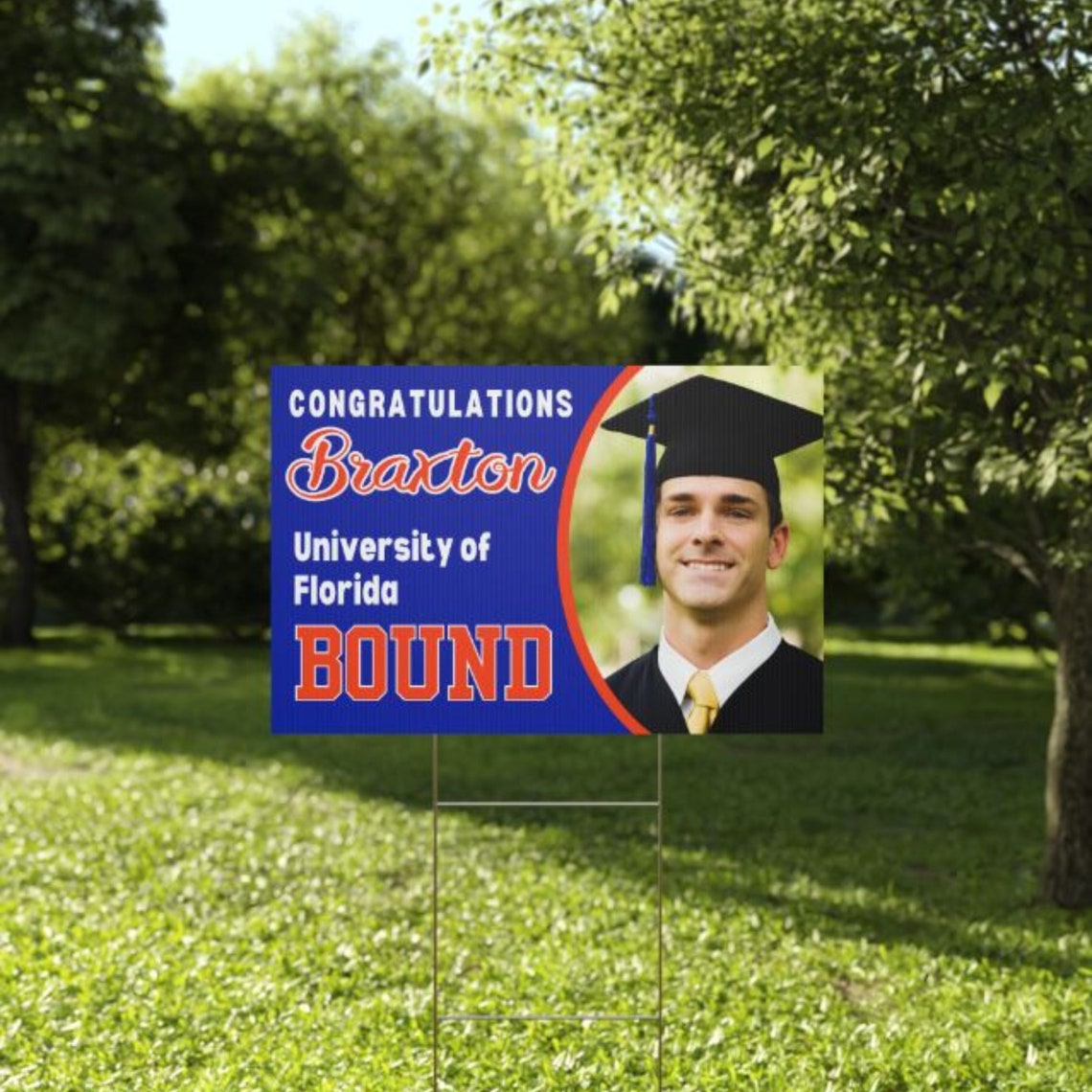 Custom College Bound Yard Sign, New College Student Sign, Senior ...