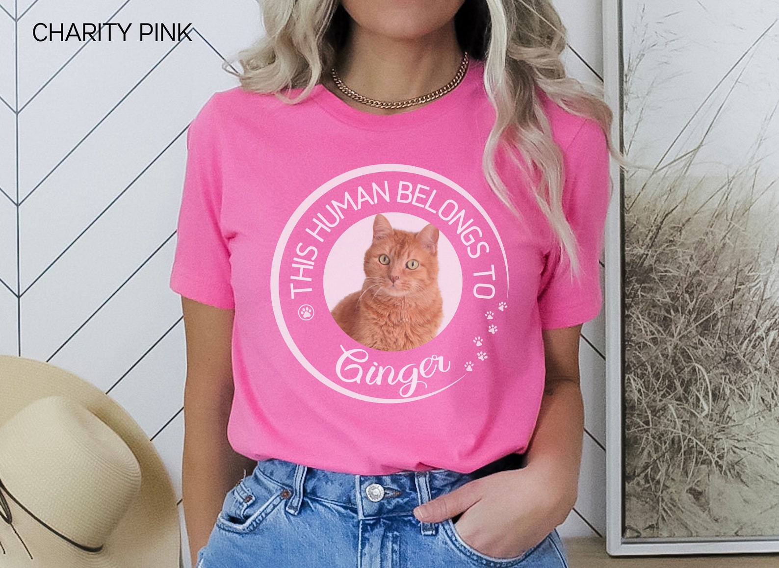 Personalized Pet Shirt, Custom Dog Shirt, This Human Belongs to Custom ...