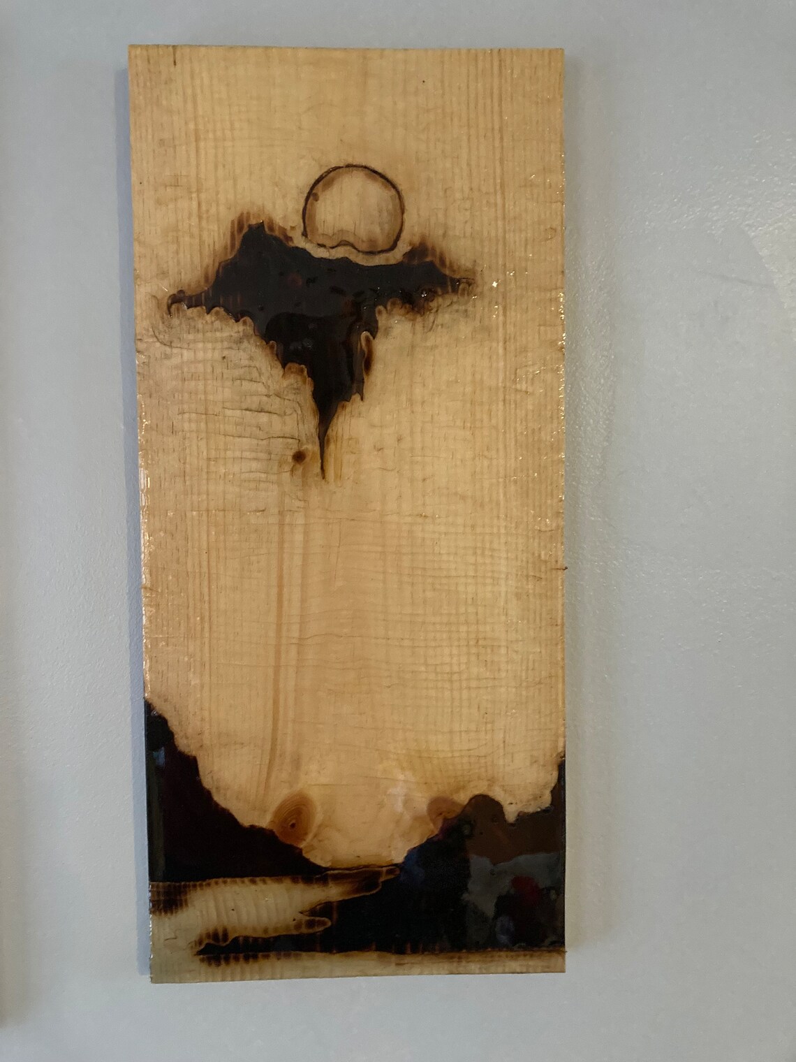 Minimalist Moon, Waterfall, and Tree - Etsy