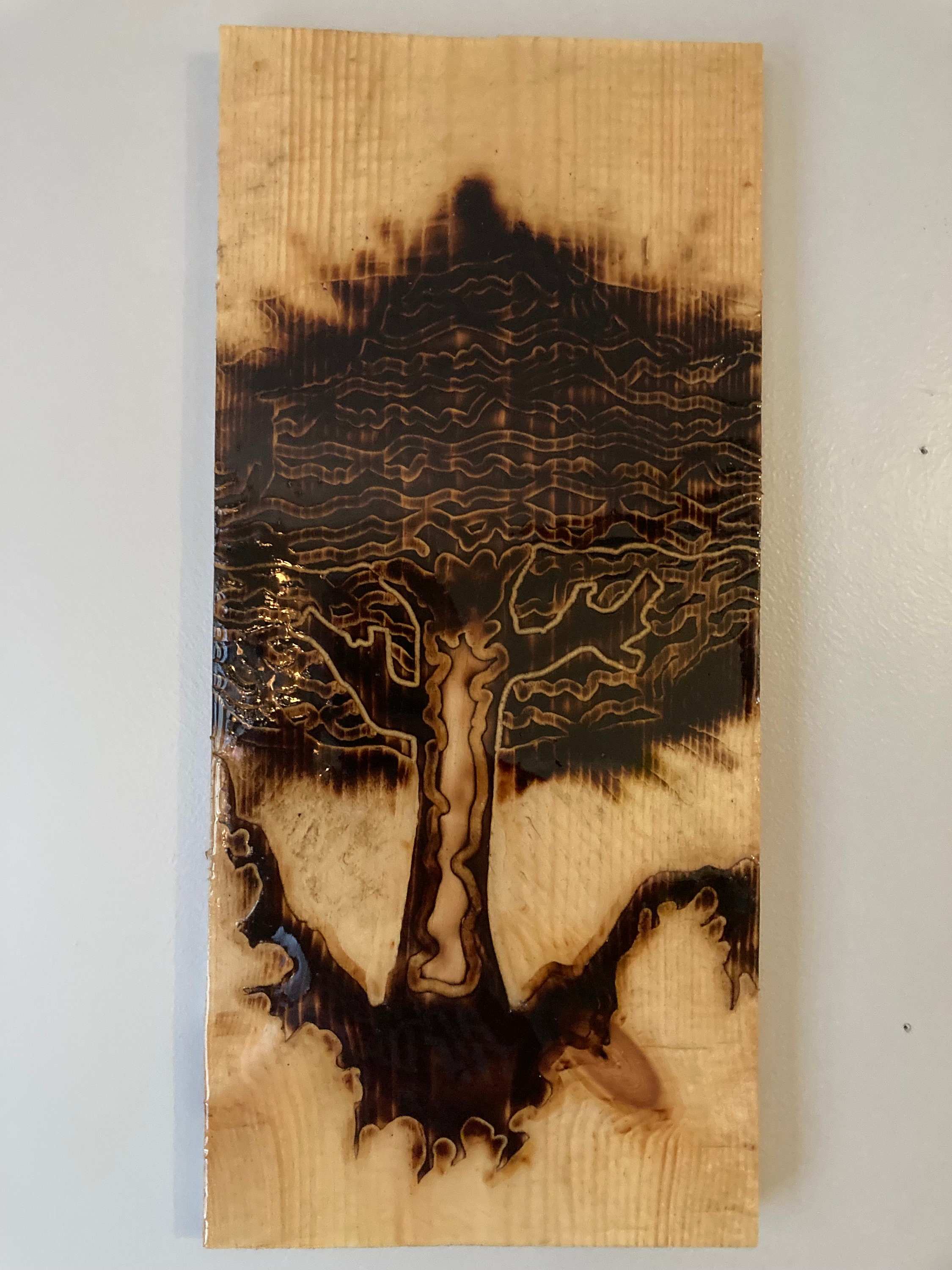 Minimalist Moon, Waterfall, and Tree - Etsy