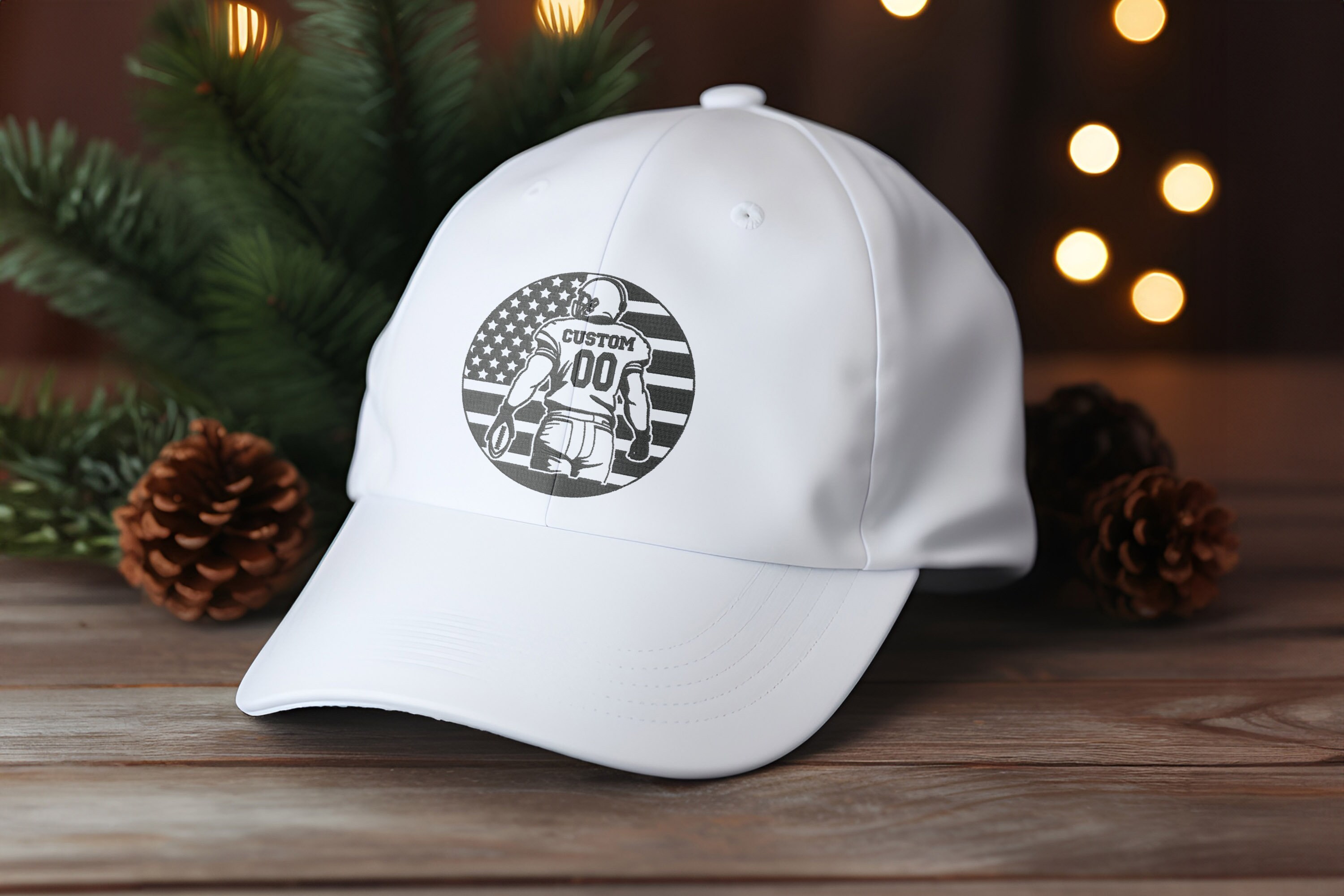 Custom Football Player Embroidery Design (PES, JEF, VP3) - Etsy