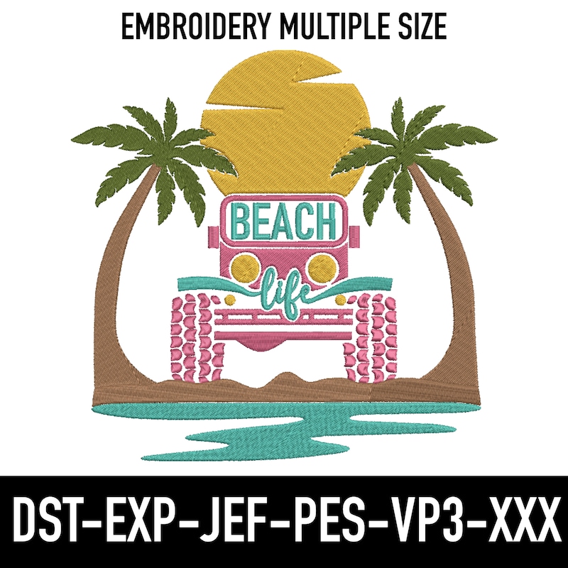Jeep Embroidery Design - Etsy