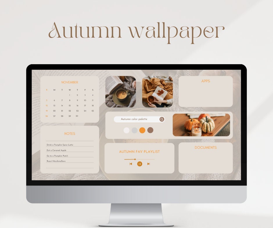Desktop Wallpaper Fall, Laptop Wallpaper, Autumn MacBook Wallpaper ...