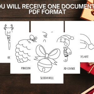 Printable Christmas Coloring Book for Kids - Etsy