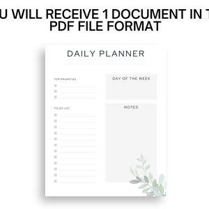 Daily Weekly Monthly Yearly Printable Planner Bundle - Etsy